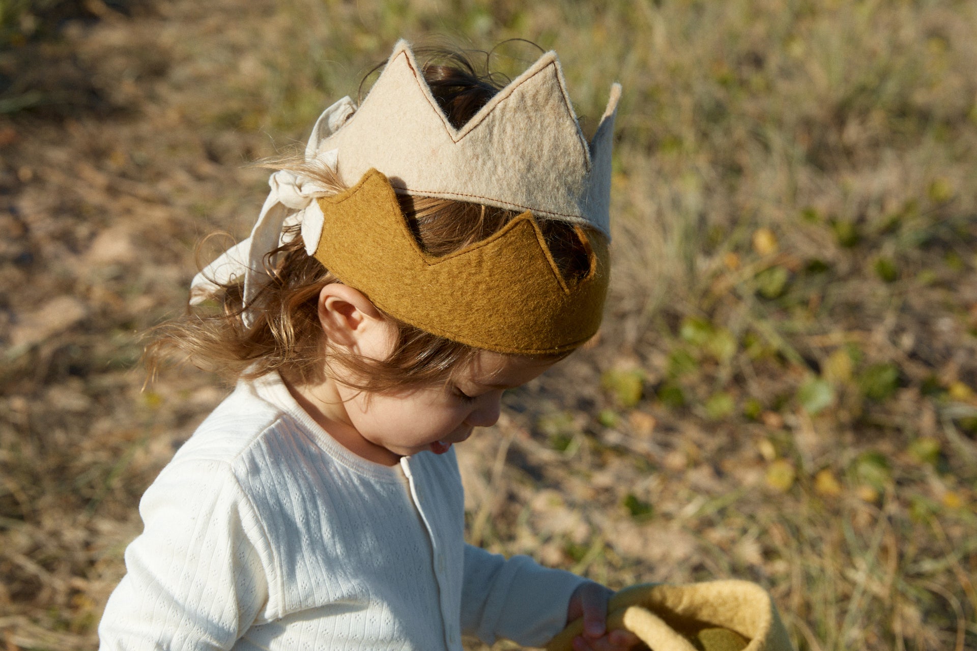 Toddler Felt Play Crown in Cream – Philé
