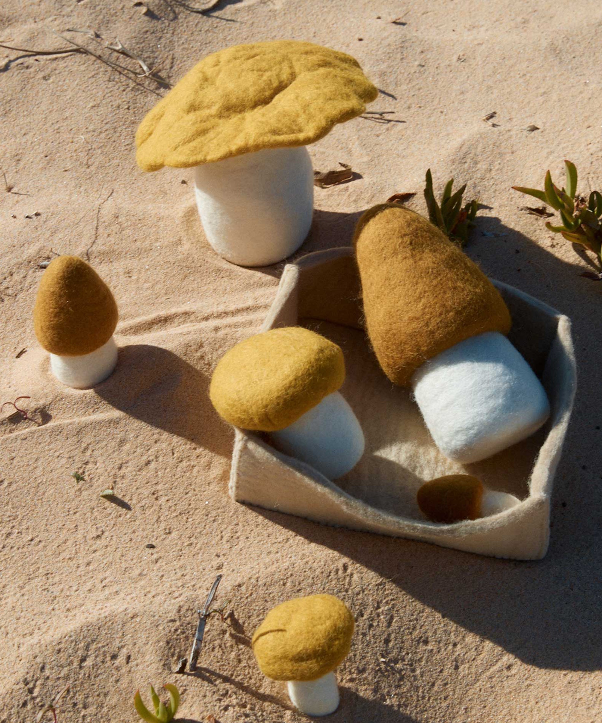 Felt Play Food | Crate of Mushrooms | Phile Australia – Philé