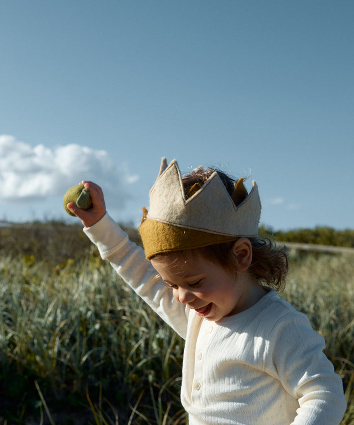 Toddler Felt Play Crown in Cream – Philé